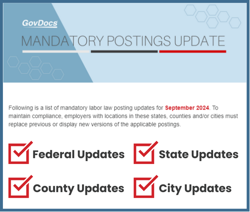 Mandatory Postings Update Newsletter