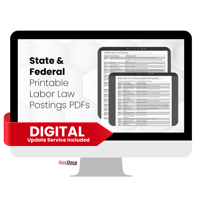 Product: Virginia and Federal Digital Poster Set