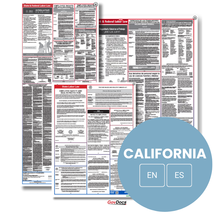 Product: California State and Federal Posters