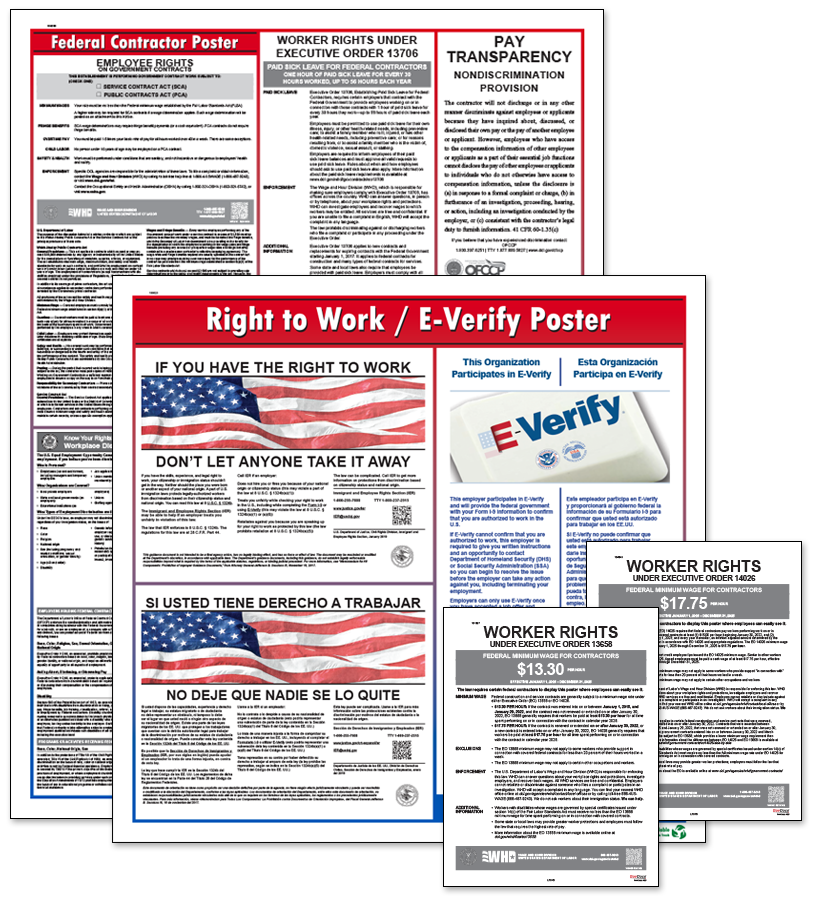 Product: Federal Contractor Poster Kit