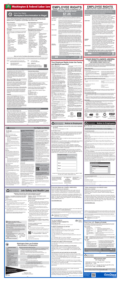 Product: Washington and Federal Combined Poster Kit