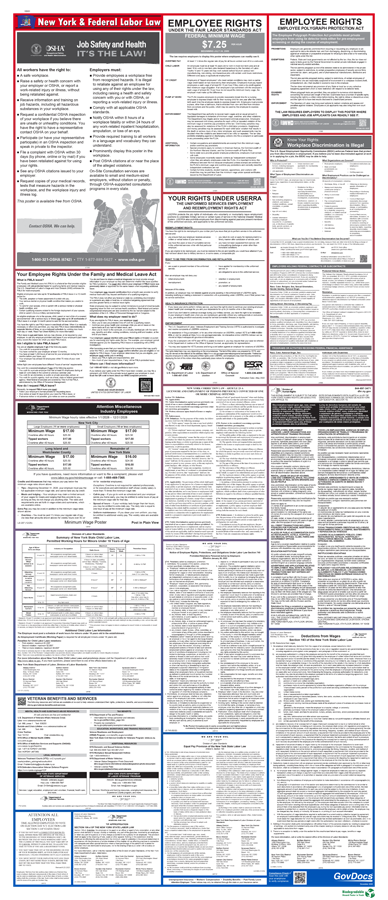 Product: New York and Federal Combined Poster Kit