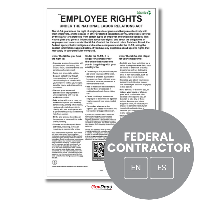 Category: Federal Contractor Posters