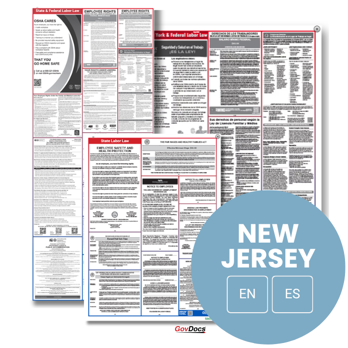 Product: New Jersey State and Federal Posters