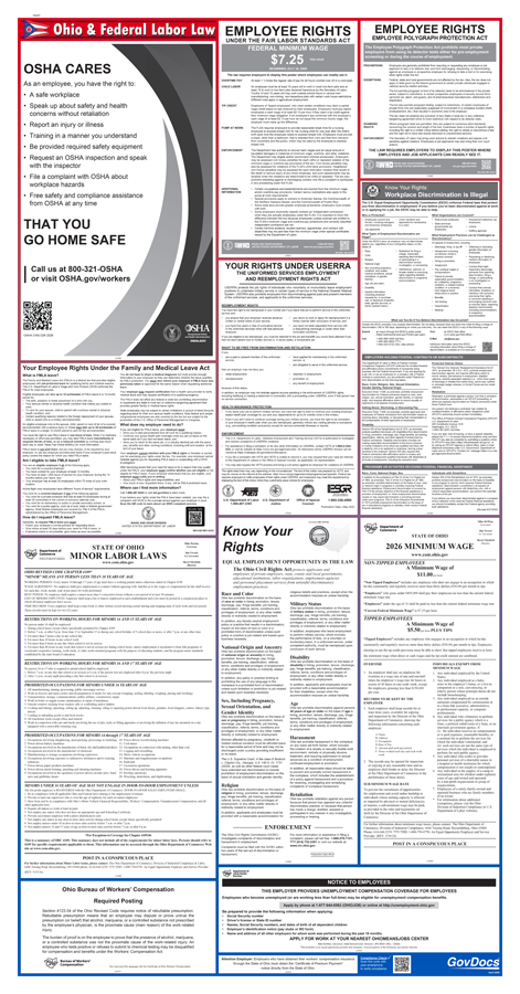Product: Ohio and Federal Combined Poster Kit