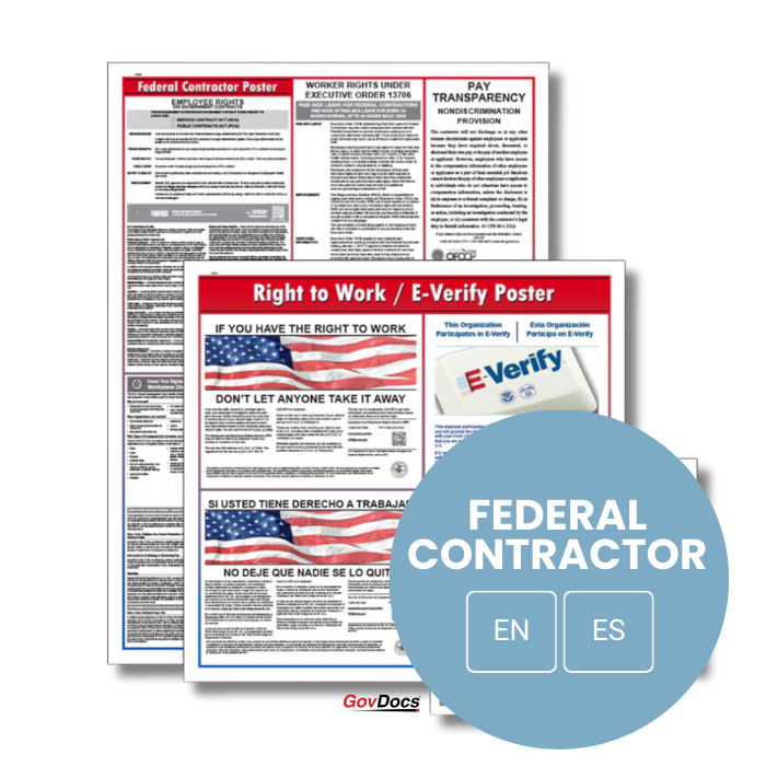 Product: Federal Contractor Posters